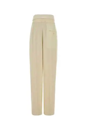 Carven Gabardine Orchidé Pants For - Yellow