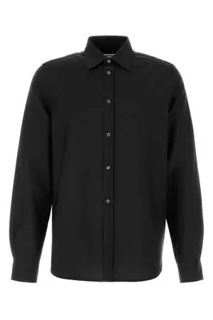 JIL SANDER Wool-mohair Blend Shirt - Black