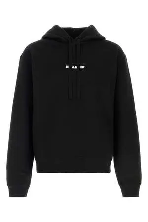 JIL SANDER Cotton Sweatshirt - Black