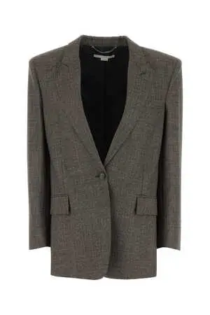 Stella McCartney Embroidered Oversize Wool Blazer