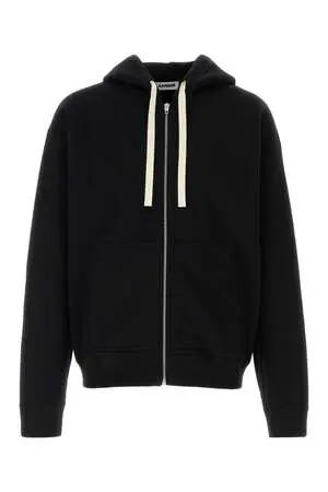 JIL SANDER Cotton Sweatshirt For - Black