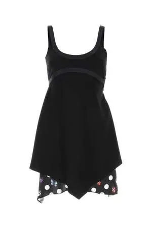 Versace Versatile Acetate-blend Mini Dress With Silk Lining