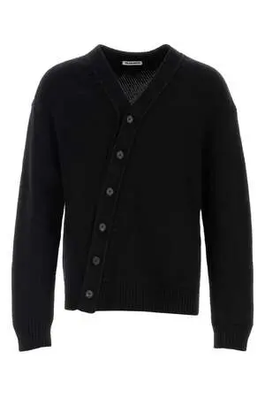 JIL SANDER Wool-cashmere Blend Cardigan For - Black