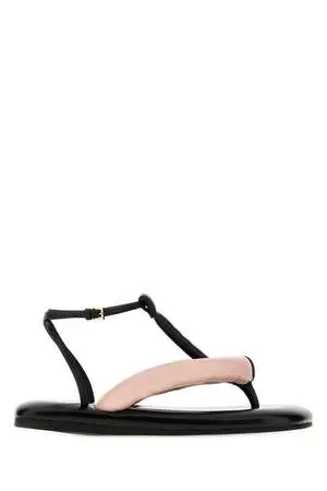 Givenchy Boudoir Leather Thong Sandals - Multicoloured