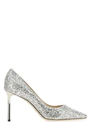JIMMY CHOO Embellished Leather Pumps With 9 Cm Heel