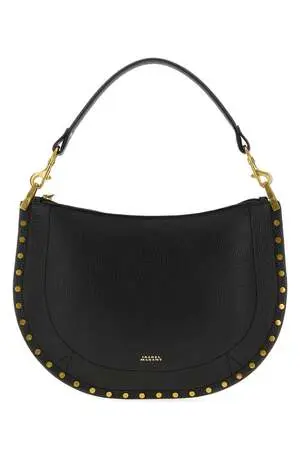 Isabel Marant Étoile Oskan Mini Leather Shoulder Handbag - Black