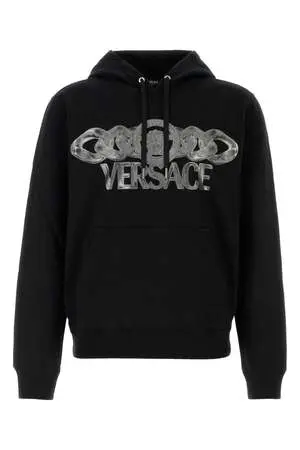 Versace 100% Cotton Sweatshirt - Black