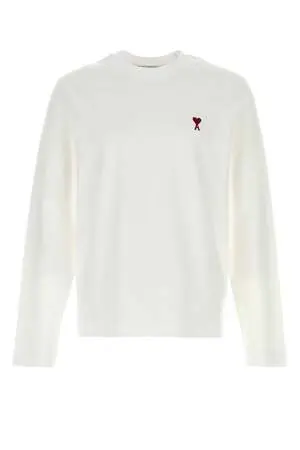 AMI Paris 100% Organic Cotton T-shirt - White