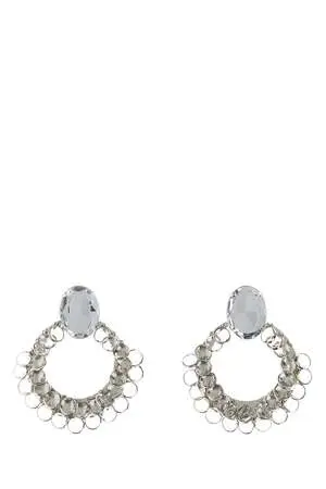 Givenchy Embellished Metal Broken Chandelier Earrings, 7 Cm X 10 Cm - Silver