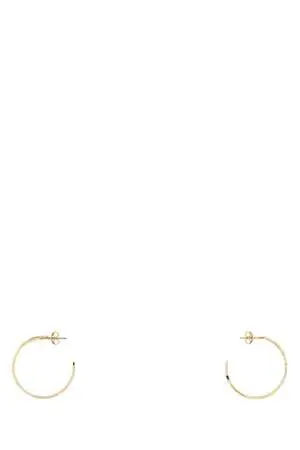 Givenchy Metal Tape Earrings, 1.5 Cm Width X 3 Cm Height - Gold