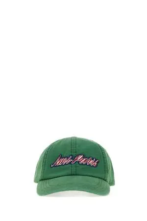 AMI Paris AMI Cotton Baseball Cap Green