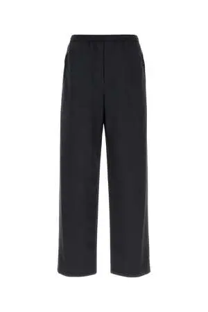 JIL SANDER Wide-leg Tech Fabric Trousers - Black