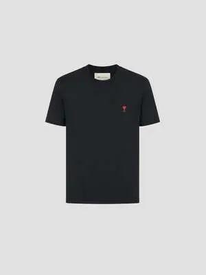 AMI Paris De Cœur Short Sleeve T-shirt - Black
