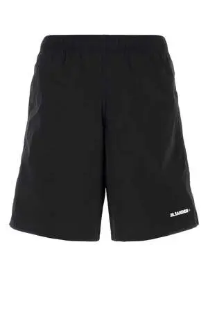 JIL SANDER Stretch Nylon Swimming Shorts - Black