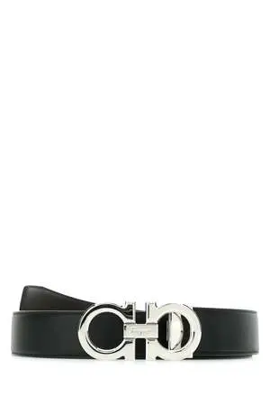 FERRAGAMO Double-adjust Leather Belt For - Nerohickory