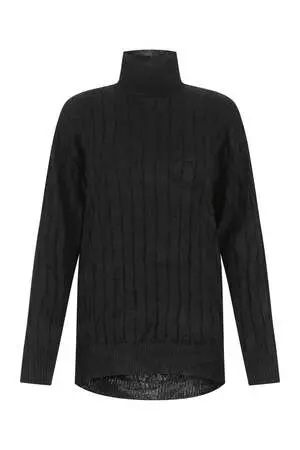 Balenciaga Oversized Ribbed Knit Sweater