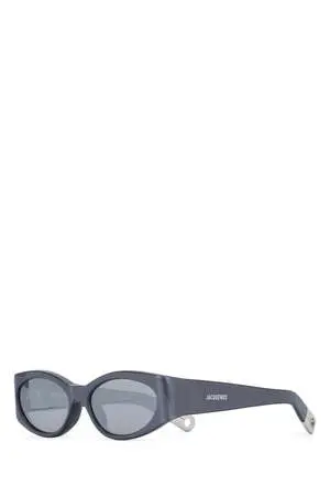 Jacquemus Oval Sunglasses - Oldsilver