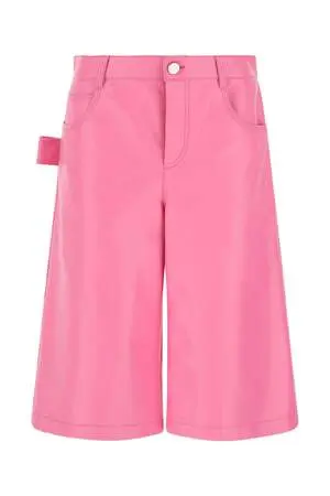 Bottega Veneta Nappa Leather Tailored Bermuda Shorts - Pink