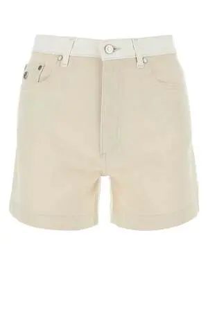 Stella McCartney Two-tone Denim Shorts