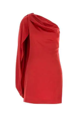 Stella McCartney Satin One-shoulder Mini Dress