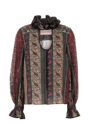 Valentino Garavani Cotton-blend Blouse
