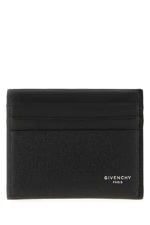 Givenchy Leather Card Holder For - Black