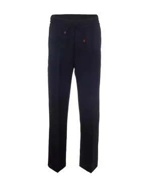 Drole De Monsieur Tailored Straight-leg Trousers - Black