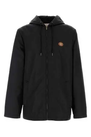 Valentino Garavani Nylon Windbreaker For - Black