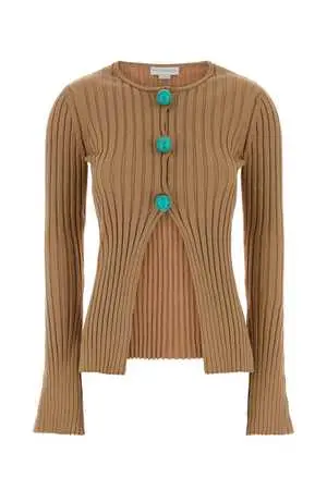 Stella McCartney Ribbed Cotton Cardigan