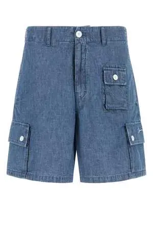 Givenchy Givenchy Denim Bermuda Shorts Light Blue