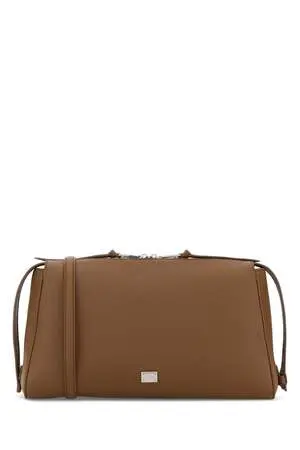 Dolce & Gabbana Vittoria Mini Leather Handbag - Camel