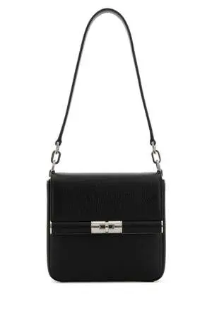 Dolce & Gabbana Mini Marlene Shoulder Bag In Leather, 17 Cm - Black