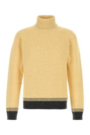 Zegna 100% Cashmere Knit Sweater For - Yellow