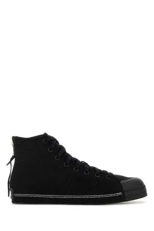 Y-3 YOHJI YAMAMOTO ADIDAS High-top Lace-up Canvas Sneakers