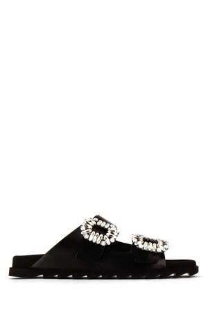 ROGER VIVIER Strass Buckle Slidy Viv Pumps