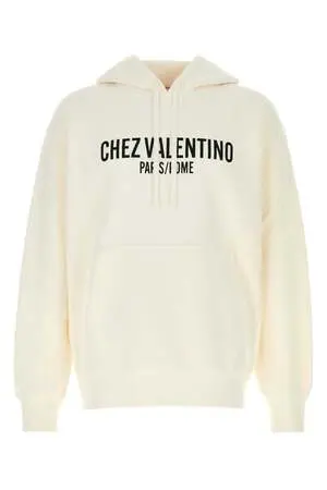Valentino Garavani Ivory Cotton Sweatshirt For - White