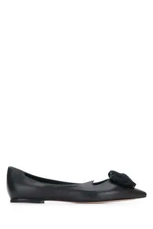 ROGER VIVIER Rose Ball Detail Ballet Flats