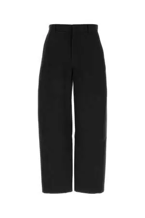 Givenchy Wide-leg Cotton Pants - Black