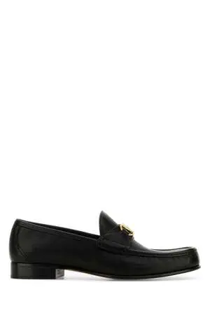 Valentino Garavani Vlogo Leather Loafers
