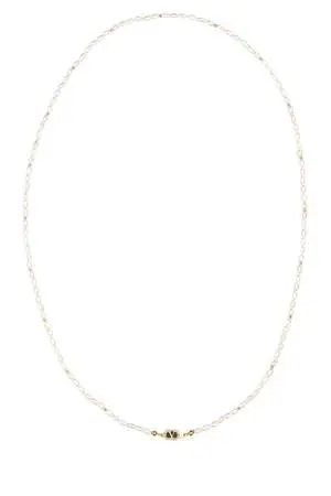 Valentino Garavani Oval Pearl Necklace - White