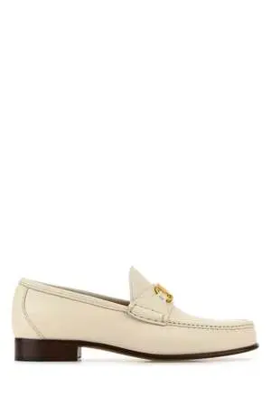 Valentino Garavani Vlogo Signature Leather Loafers