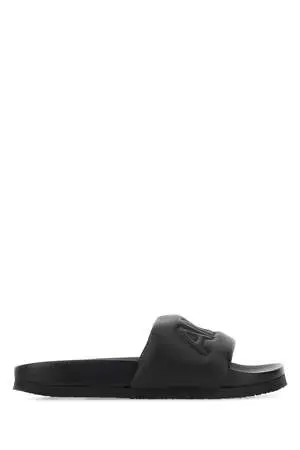 AMBUSH Leather Embossed Slip-on Slippers