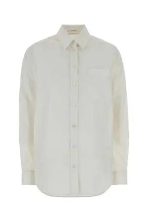 THE ROW Gavina Poplin Shirt - White