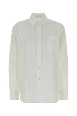 THE ROW Gavina Cotton Shirt - White