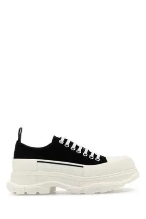 Alexander McQueen Tread Slick Canvas Sneaker - Black