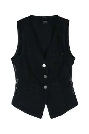 Pinko Gardener Denim Gilet Vest For - Z99