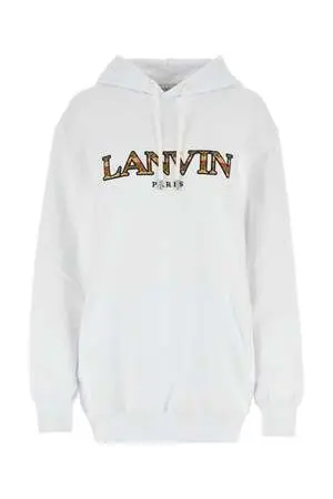 LANVIN Logo Cotton Hoodie