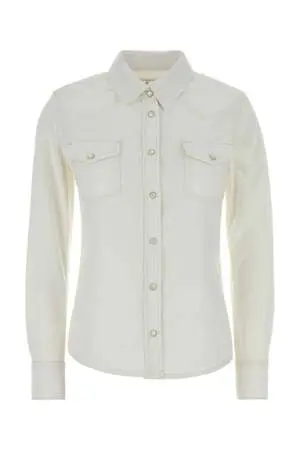 FRAME Cotton-lyocell Blend Denim Shirt