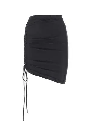 Balenciaga Ruched Drawstring Skirt