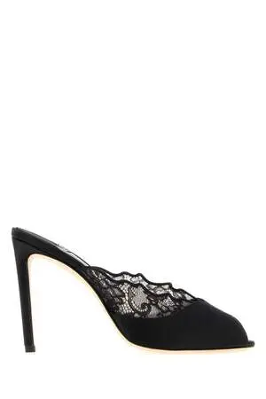 JIMMY CHOO Brigitte Satin And Lace Pumps